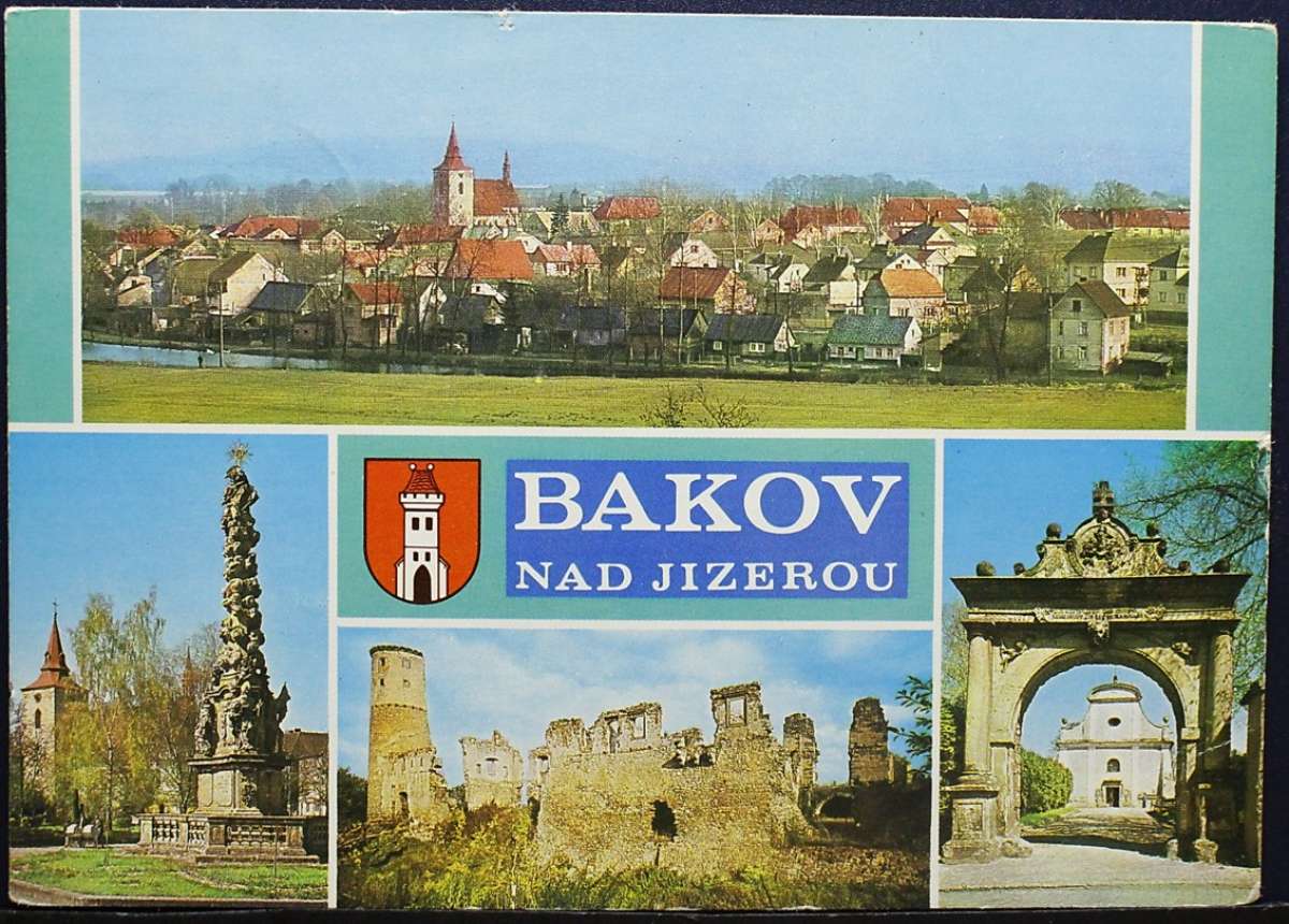 Pohled BAKOV NAD JIZEROU Š BAR PROŠLÝ