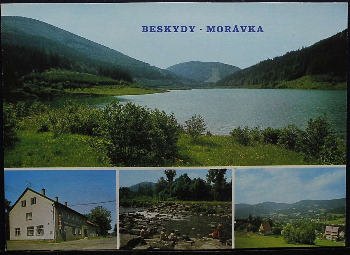 Pohled MORÁVKA PŘEHRADA Š BAR ČISTÝ