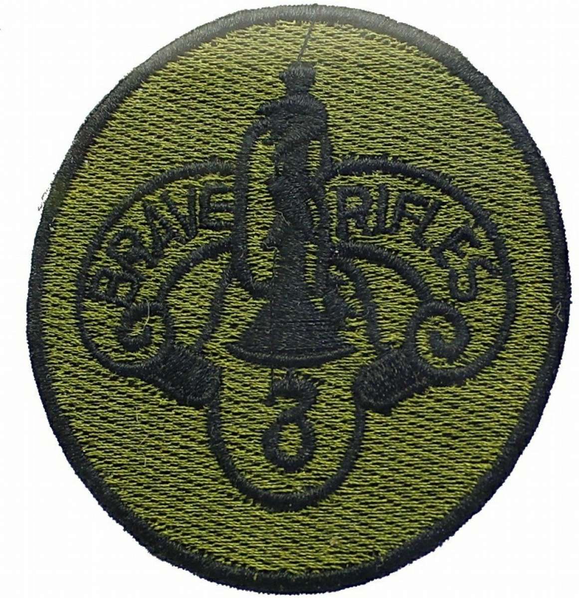 NÁŠIVKA US OK65mm 04 3RD ARMORED CAVALRY REGIMENT BRAVE RIFLES
